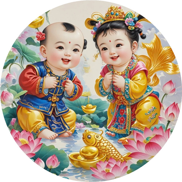 katil dinding aesthetic things for room Gaya Cina bertuah Fuwa bayi ...