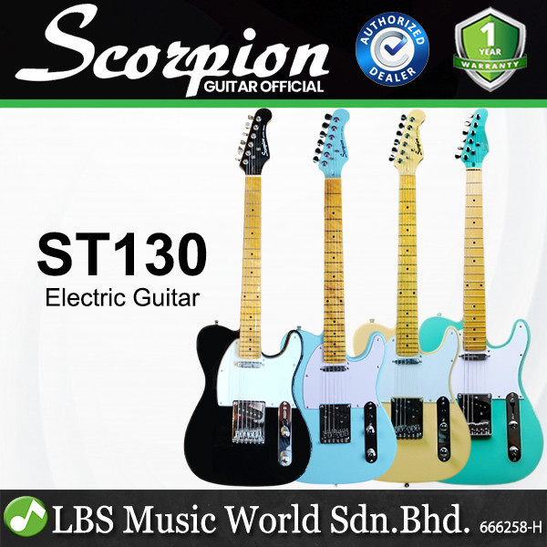 Scorpion ST130 Deluxe Series Telecaster Maple Fingerboard Electric Guitar | Shopee Malaysia