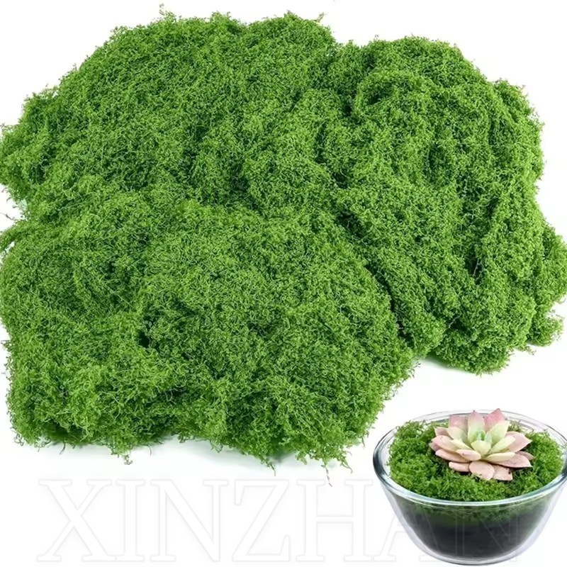 30-100g Simulated Artificial Moss - DIY Fake Filamentous Moss - Lawn ...