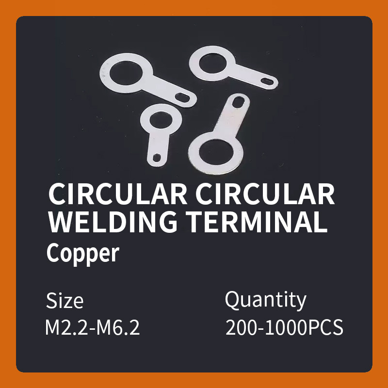 Single head solder joint copper wire ear washer circular ring solder ...