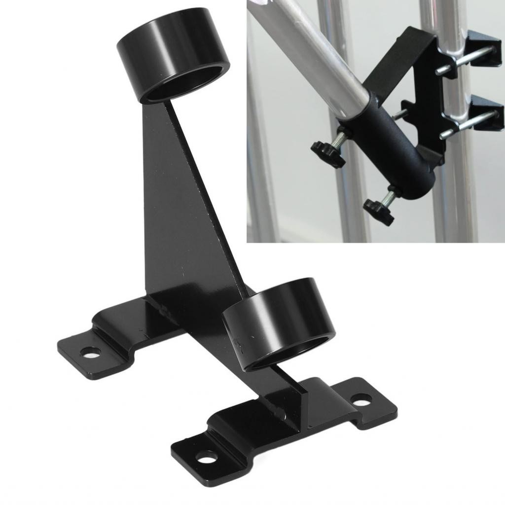 Ttiitt Flag Pole Holder 45° No Drill Removable Stainless Steel Weather ...