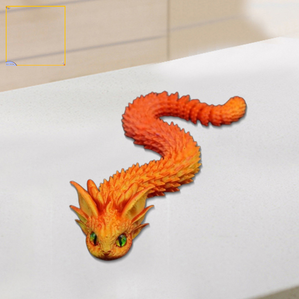 {uStuttg} Dragon Snake Decor Articulated Model Articulated Dragon Snake ...