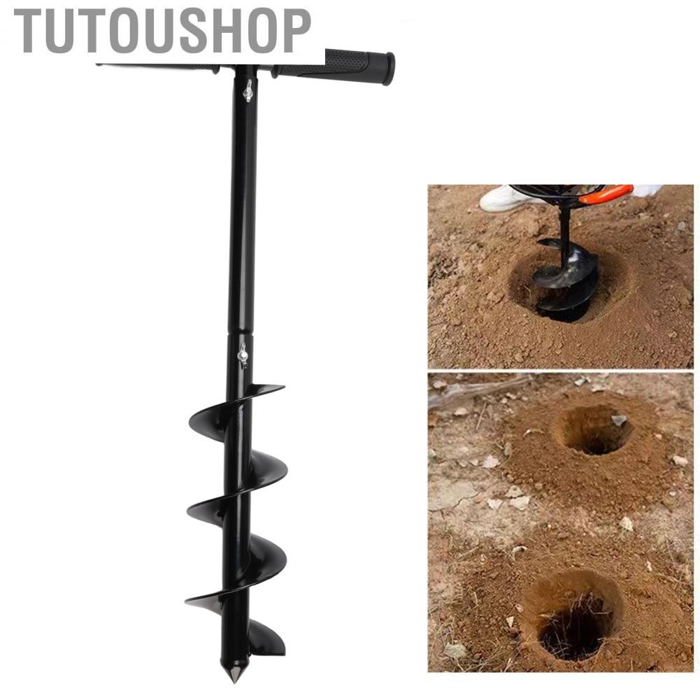Tutoushop Manual Hand Drill Hole Auger Digger Bit Bulb Planter Fence ...