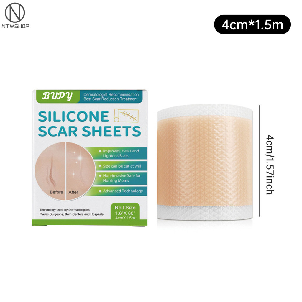 NTW Silicone Gel Strips Patch Silicone Scar Sheets Reusable Silicone ...