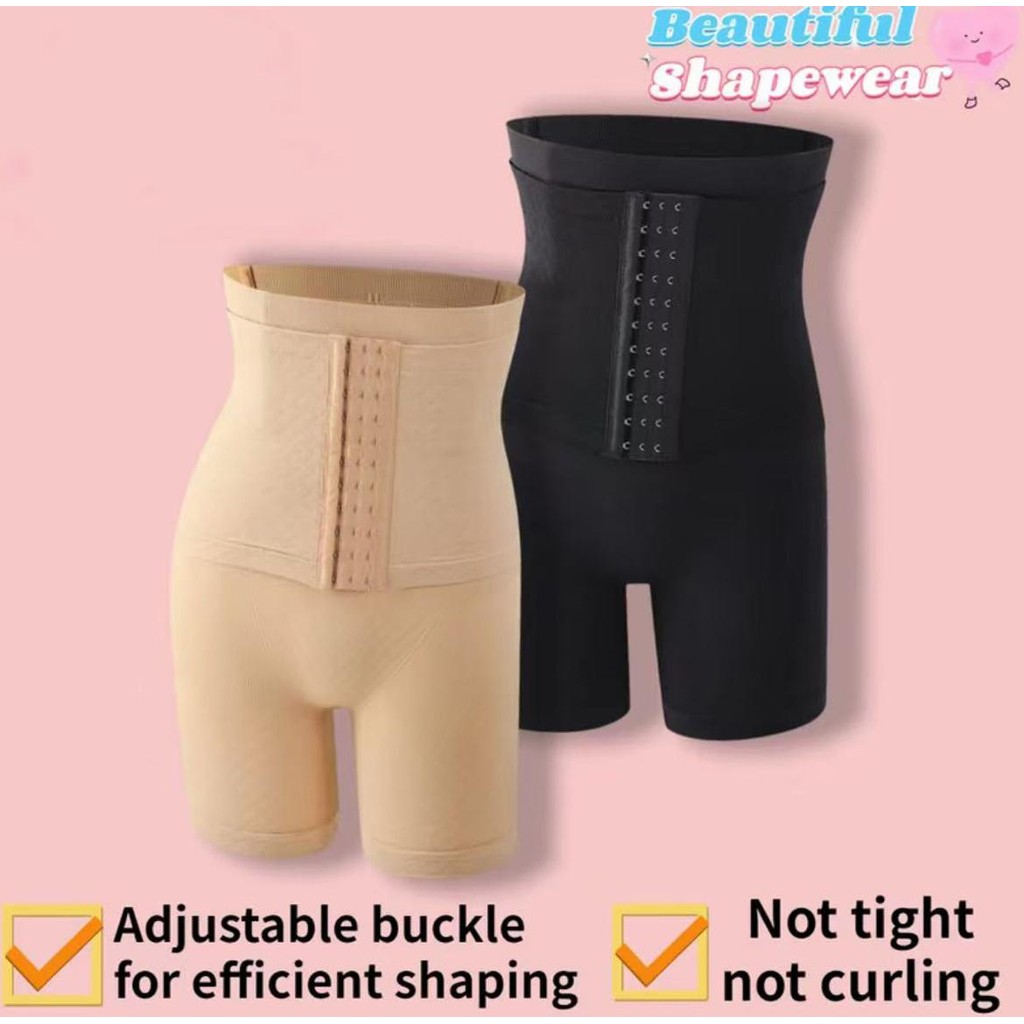 Womens Girdle Adjustable Buckle Shaping Wear High Waist Girdle ...