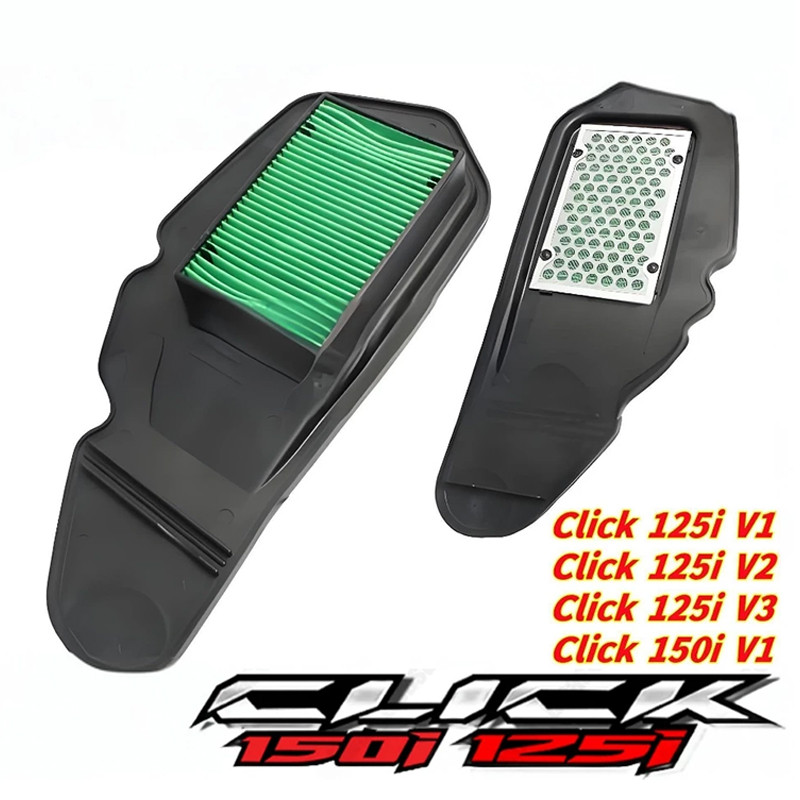 Air Filter Element Honda Click125i V1 V2 150i V2 Air Cleaner Element High Air Flow Motorcycle ...