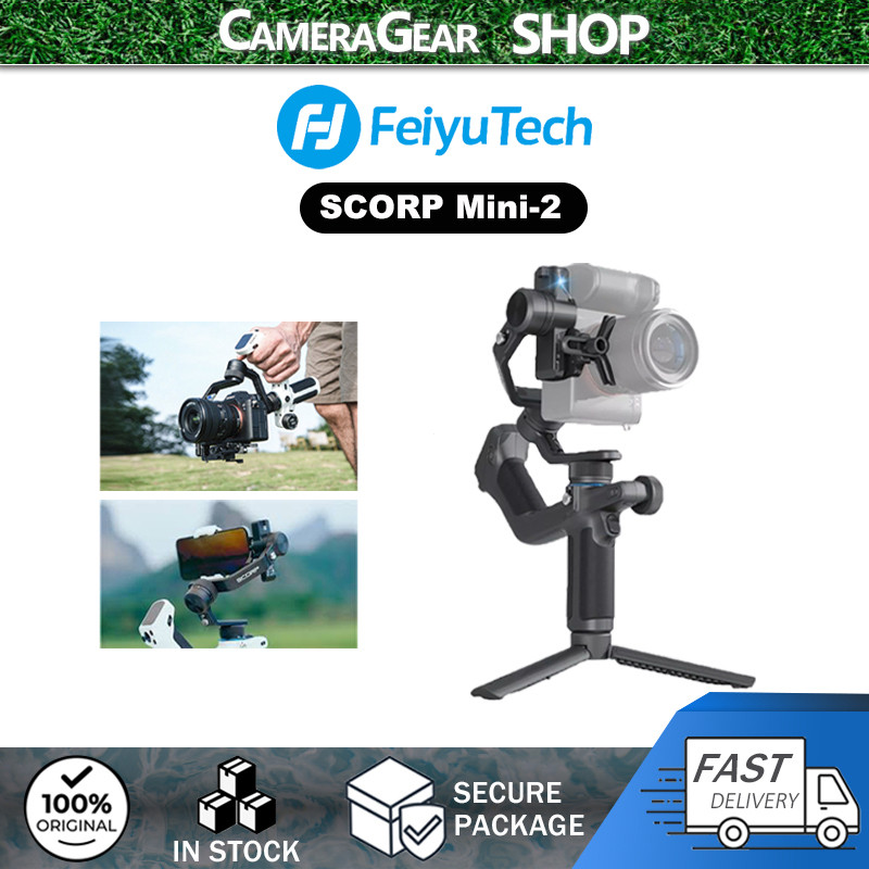 FeiyuTech SCORP Mini-2 All in One 3-Axis Camera Stabilizer, Built-in AI ...