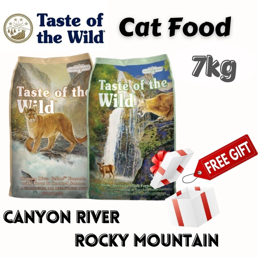 (100% Authentic With FREE Gift) Taste Of The Wild Cat Food Feline ...