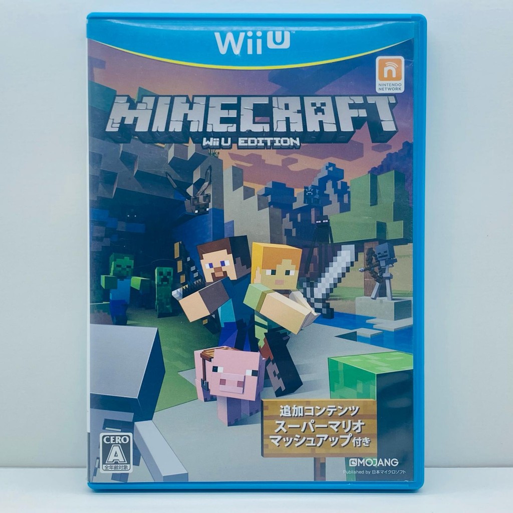 Microsoft Minecraft Wii U Edition WiiU WUP-P-AUMJ Japan | Shopee Malaysia