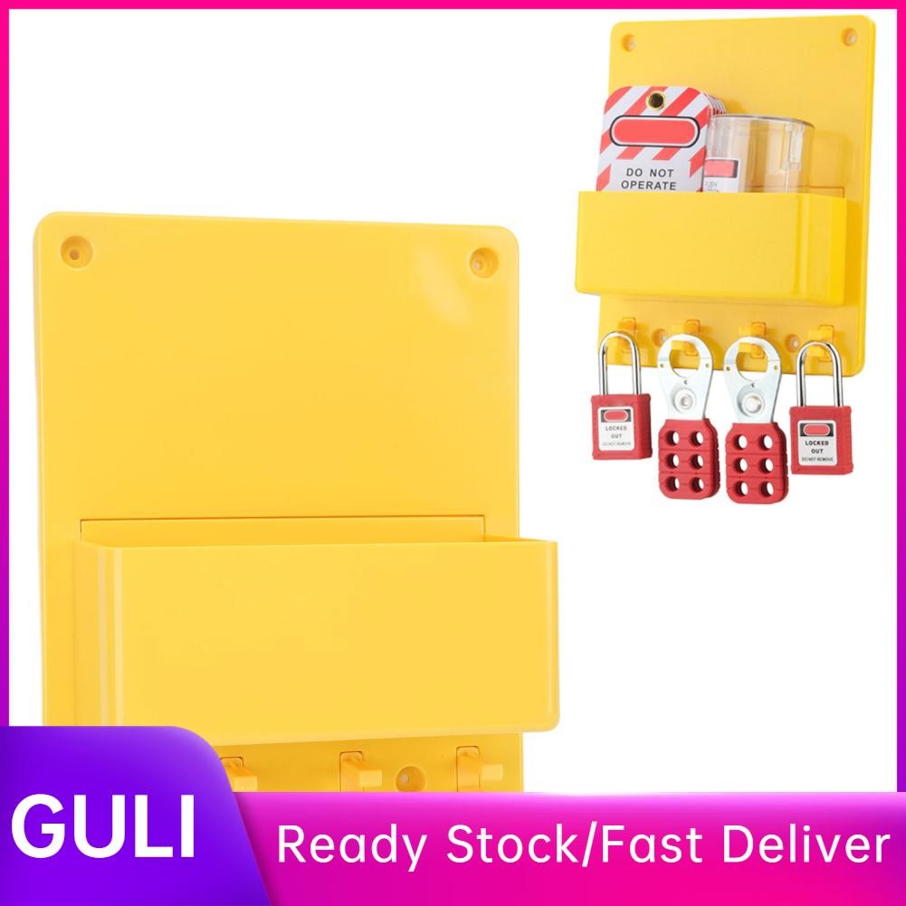 Guli Saluaqui Safety Padlock Station Lockout Tagout Wall Mounted Rack ...