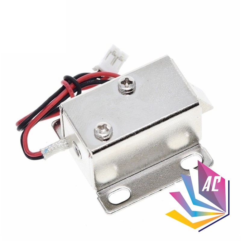 Solenoid Door Lock DC 12V 350mah - Electromagnetic Lock Small ...
