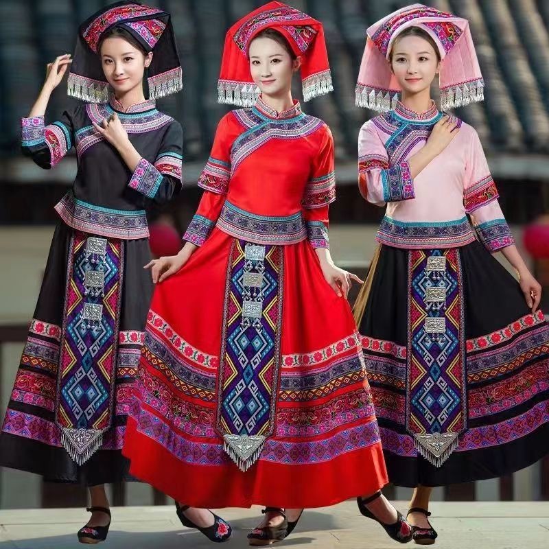 Ethnic Style Costume Dance Costume Tujia Miao Ethnic Yao Ethnic Costume ...