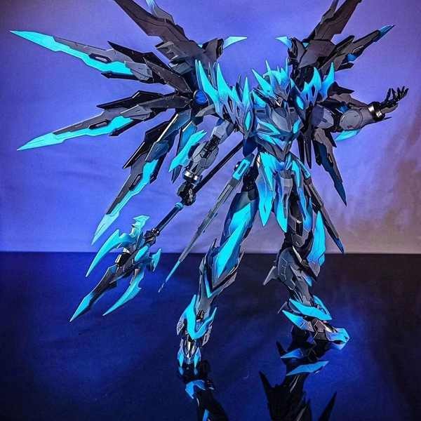 Motion Nuclear Mecha Model Ao Bing Alloy Color Lu Bu Baiqi Changed Red ...