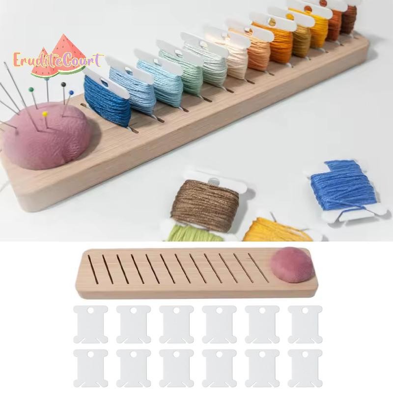 [ECM] Embroidery Floss Thread Organizer Stitch Holder String Ribbons ...