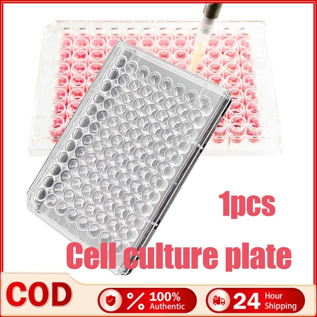 Cell Culture Board Tissue Culture Plate with Lid 96-Well Flat Bottom ...