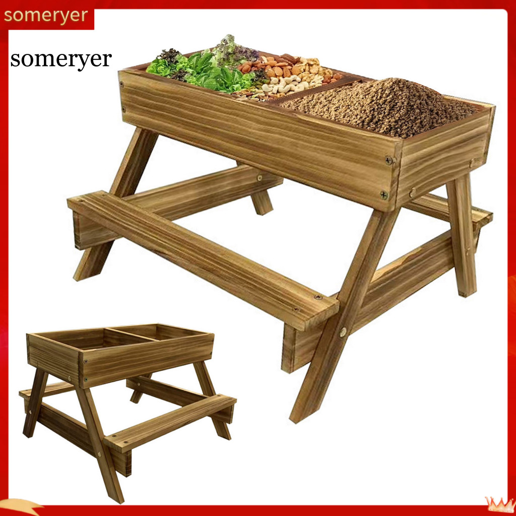 someryer| Easy to Install Chicken Feeder Durable Chicken Picnic Table ...
