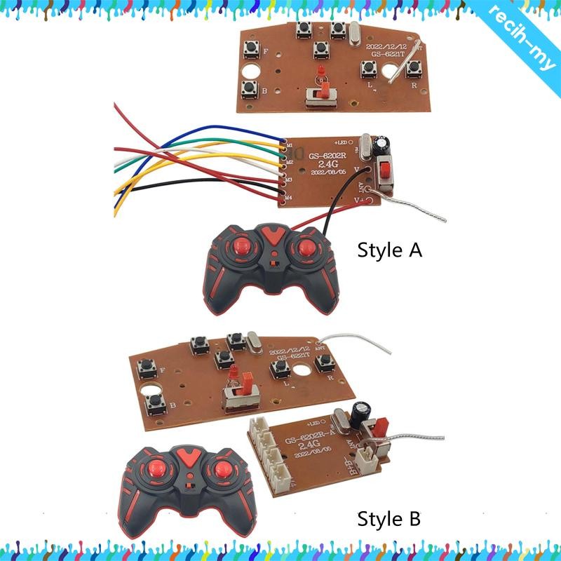 [RecihMY] 7CH Transmitter Board Receiver Board Radio System with RC ...