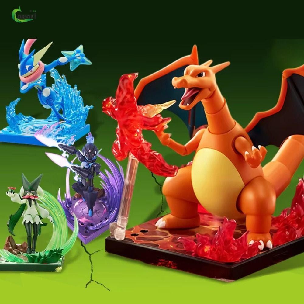 PEARL Blokees Figure, Greninja Meowscarada Ceruledge Charizard Charizard Action Figure, Creative ...