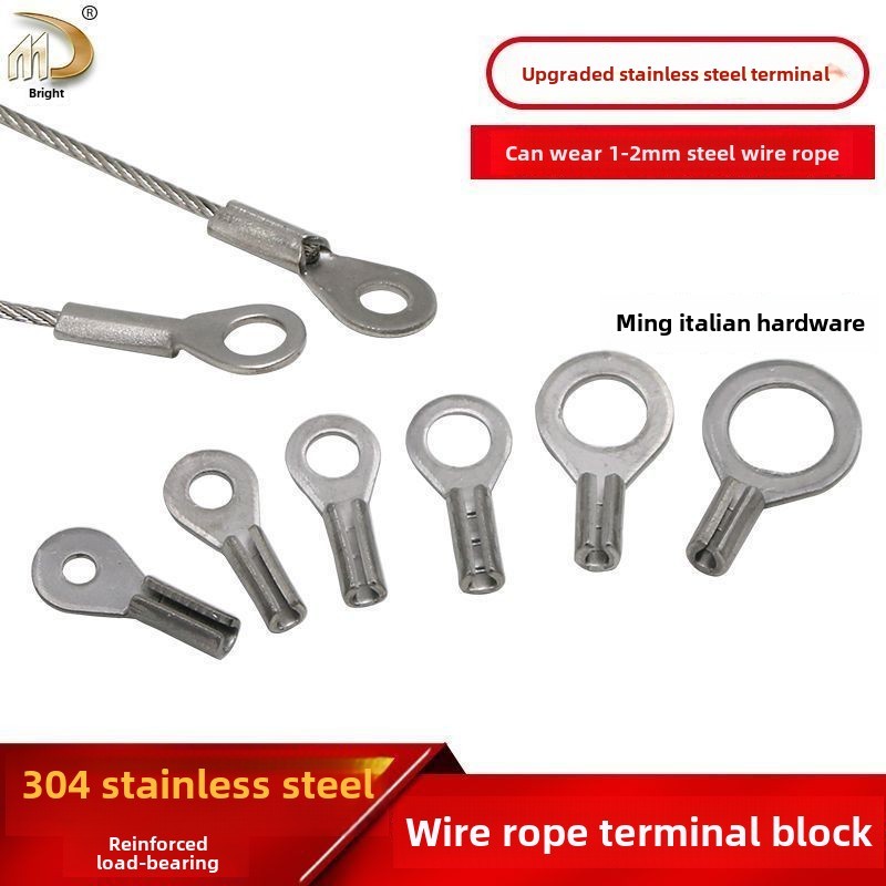 Stainless Steel Fish-Eye Connector Terminal Fixed Head Wire RopeOTCable ...