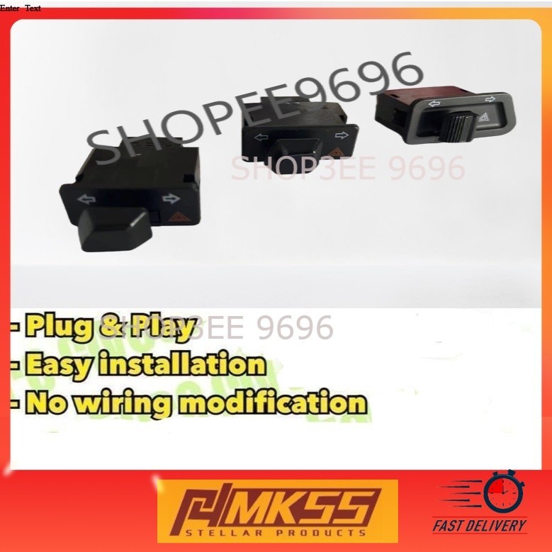 SM VF3i Double Signal Switch Hazard with Relay Honda SYM RS150 VF3i185 ...
