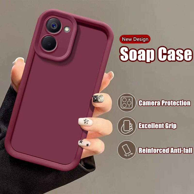 For Vivo Y28s 5G V2346 Camera Protection Minimalism Soft Silicone Soap ...
