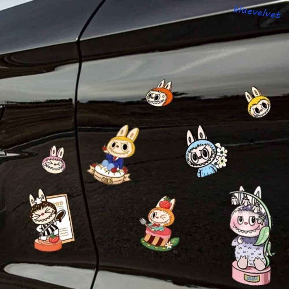 BLUEVELVET Labubu Time Stickers, Cartoon Labubu Waterproof Labubu ...