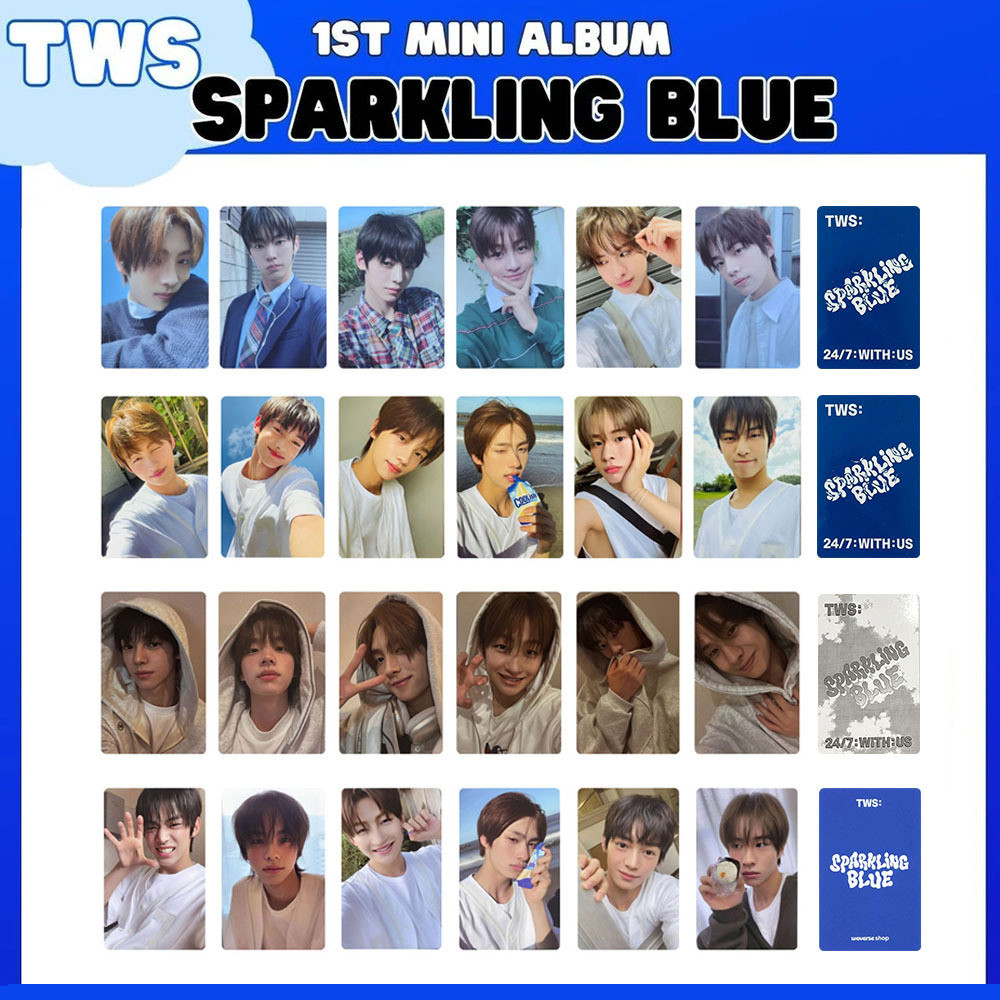 Kpop Idol TWS 1st Mini Album Sparkling Blue Photocards | Shopee Malaysia