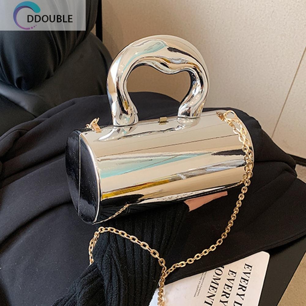 [Ddouble.my] Women Clutch Bag Solid Color Party Clutches Large Capacity ...