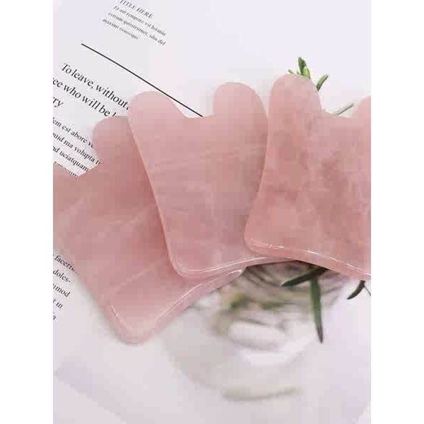gua sha facial tool gua sha original Pink crystal jade gua sha board ...