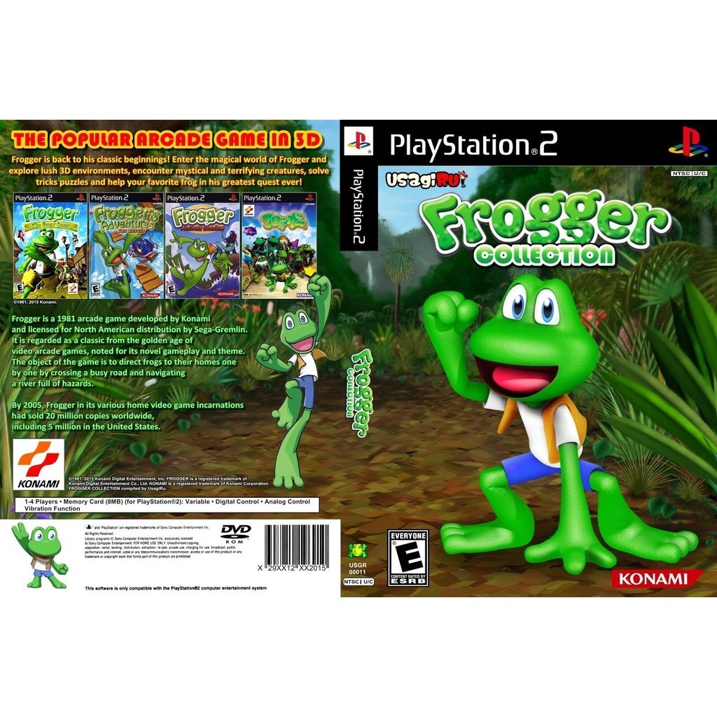🔥PS2 Games CD DVD 🔥PS2 FROGGER COLLECTION 4 IN 1 (DVD Game) | Shopee ...