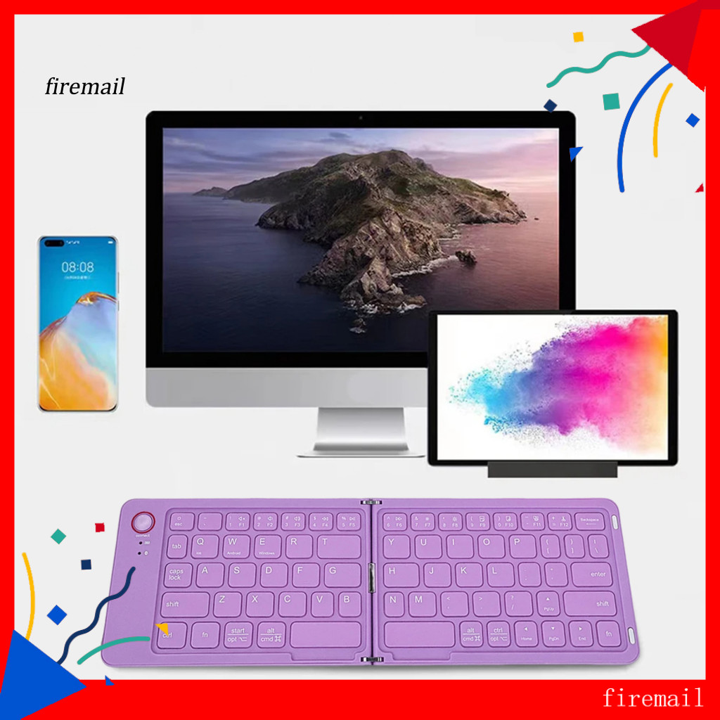 [FM] Long Life Keyboard Portable Rechargeable Bluetooth Keyboard for ...