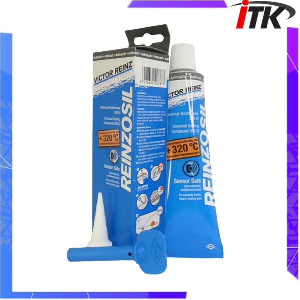 70ML VICTOR REINZ REINZOSIL GASKET GUM VICTOR REINZOSIL VICTOR GUM GASKET SEALANT BLACK ...