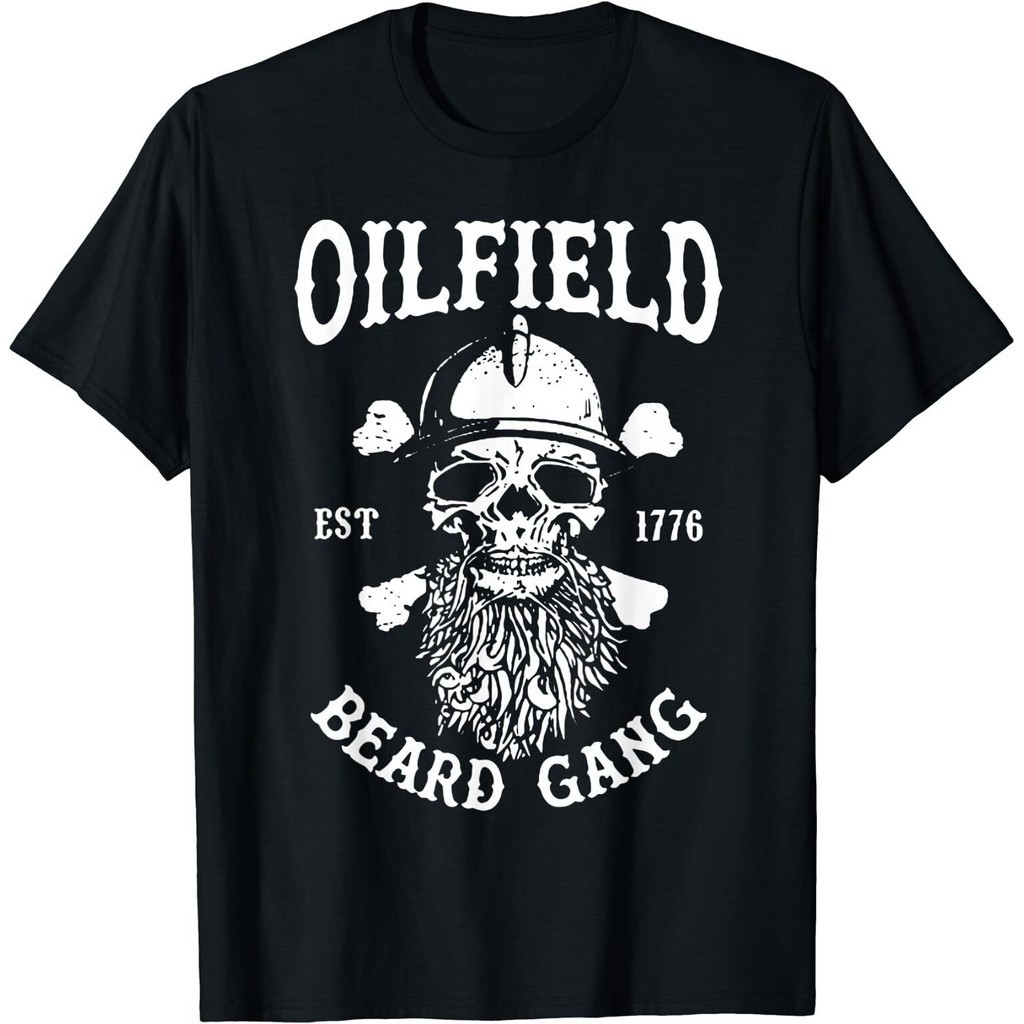 Vintage Oil Rig Worker, Oilfield Beard Gang T-Shirt | Shopee Malaysia
