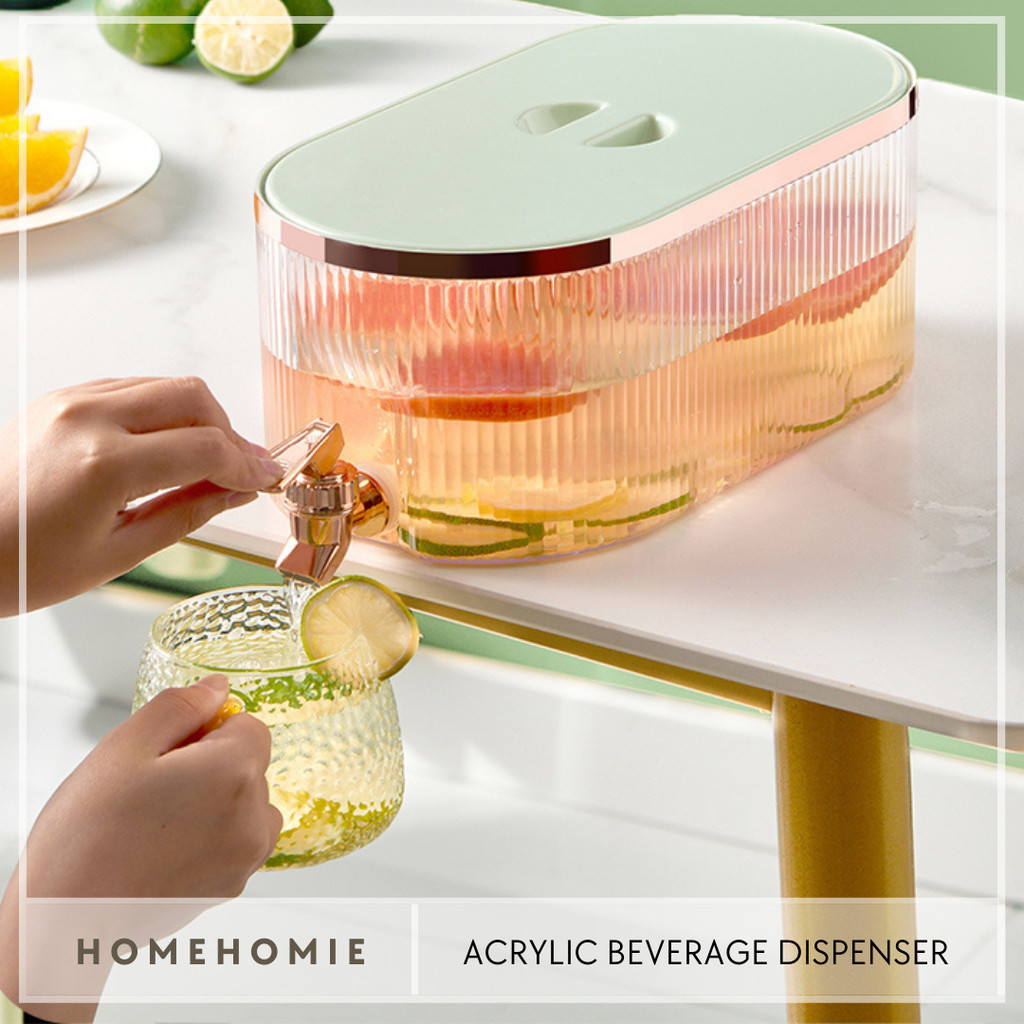 Homehomie Elegant Beverage Dispenser Fruit Juice Cold Drink Dispenser ...