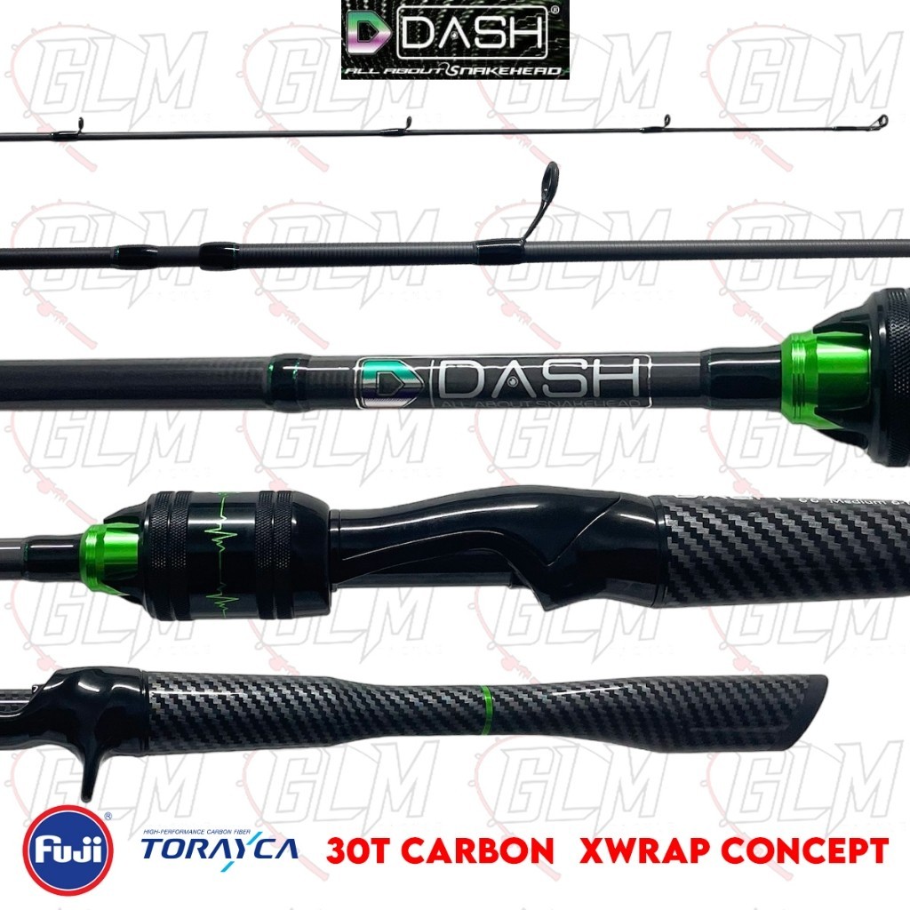 Dash Baitcasting Rod - All About Snake Head | Shopee Malaysia