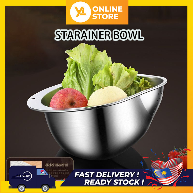 Food Grade Stainless Steel Kitchen Rice Vegetable Fruit Washing ...