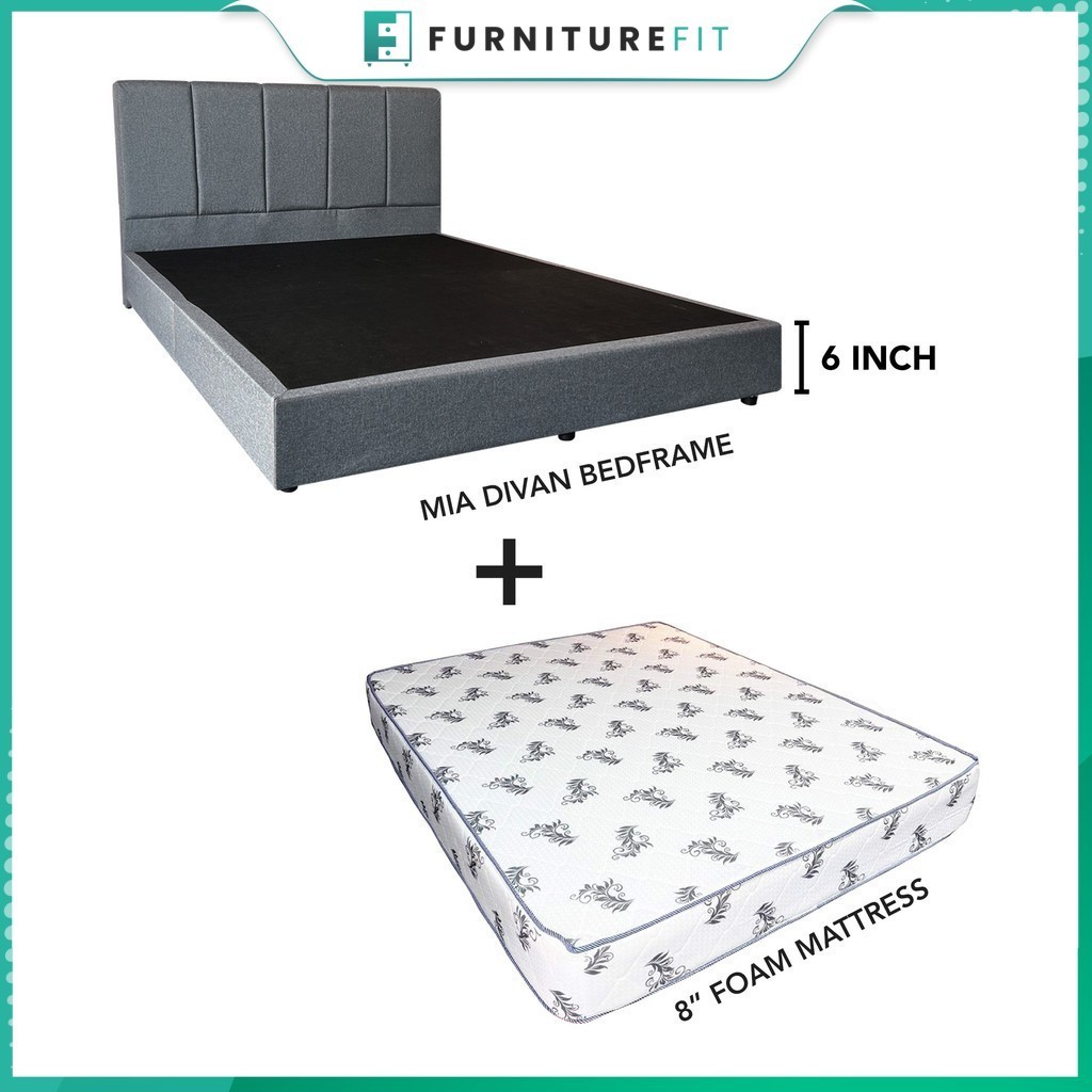 🔥DESIGNER BEDFRAME RM199 ONLY 8"DIVAN BOX🔥FELIX_Queen Size Bed Frame ...