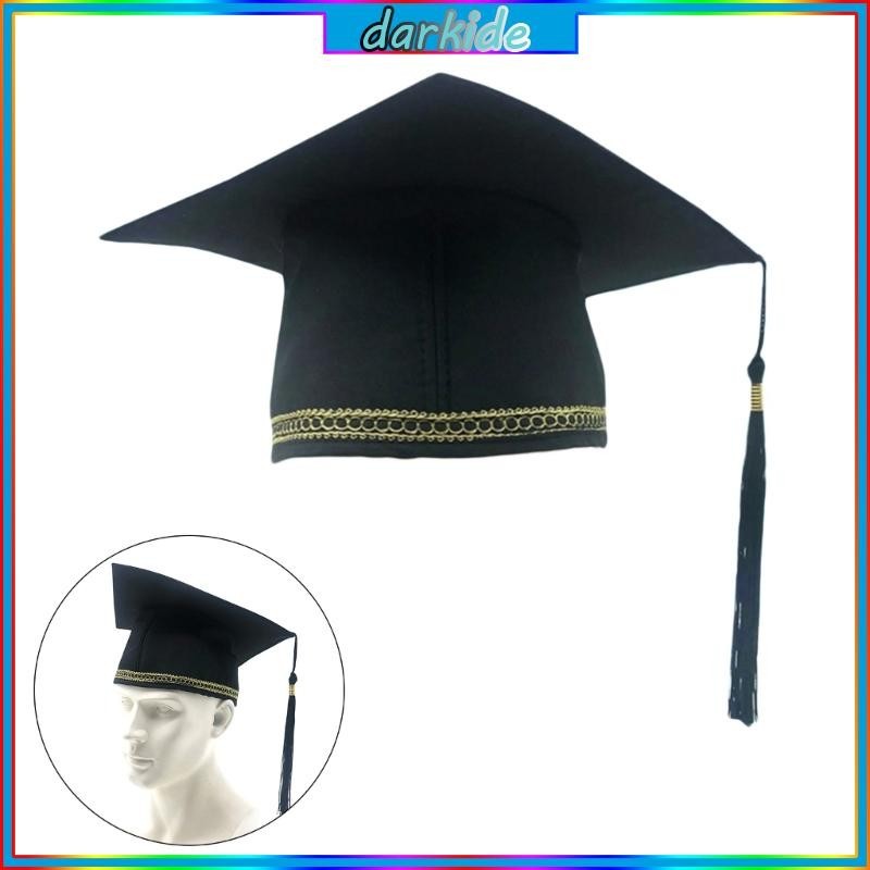 Dark Graduation Hat Nondeform Cardboard Hat Academic Mortarboard ...