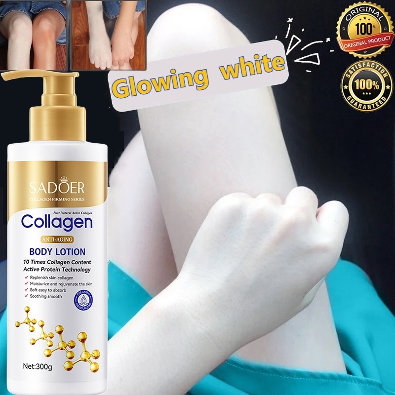SADOER Collagen losyen pemutih anti-aging whitening lotion whitening moisturizing cream 300g ...