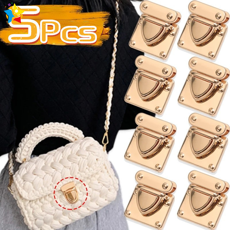 5Pcs Durable Metal Locks Bag Clasp Catch Buckles for Handbags Purse ...