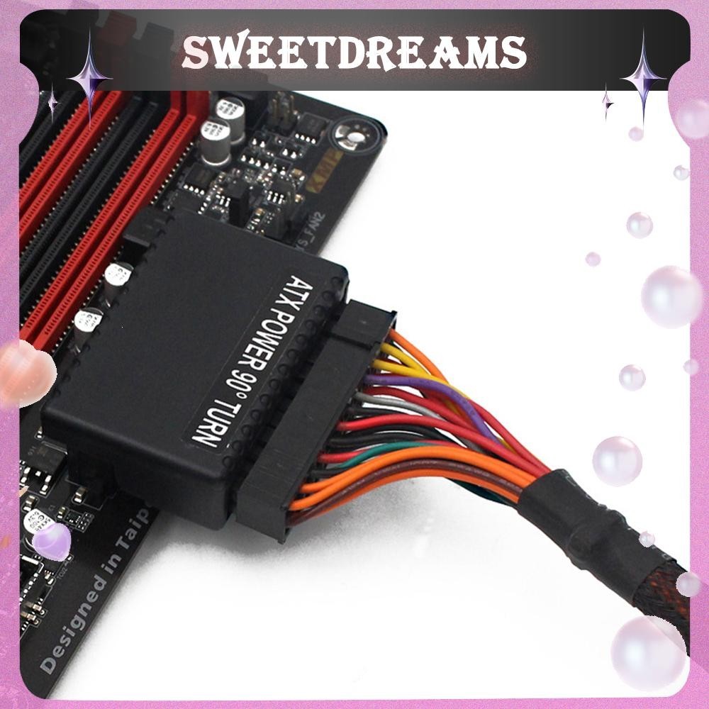ATX 24 Pin To 90 Degree Power Supply Modular 24Pin Power Supply Cable ...