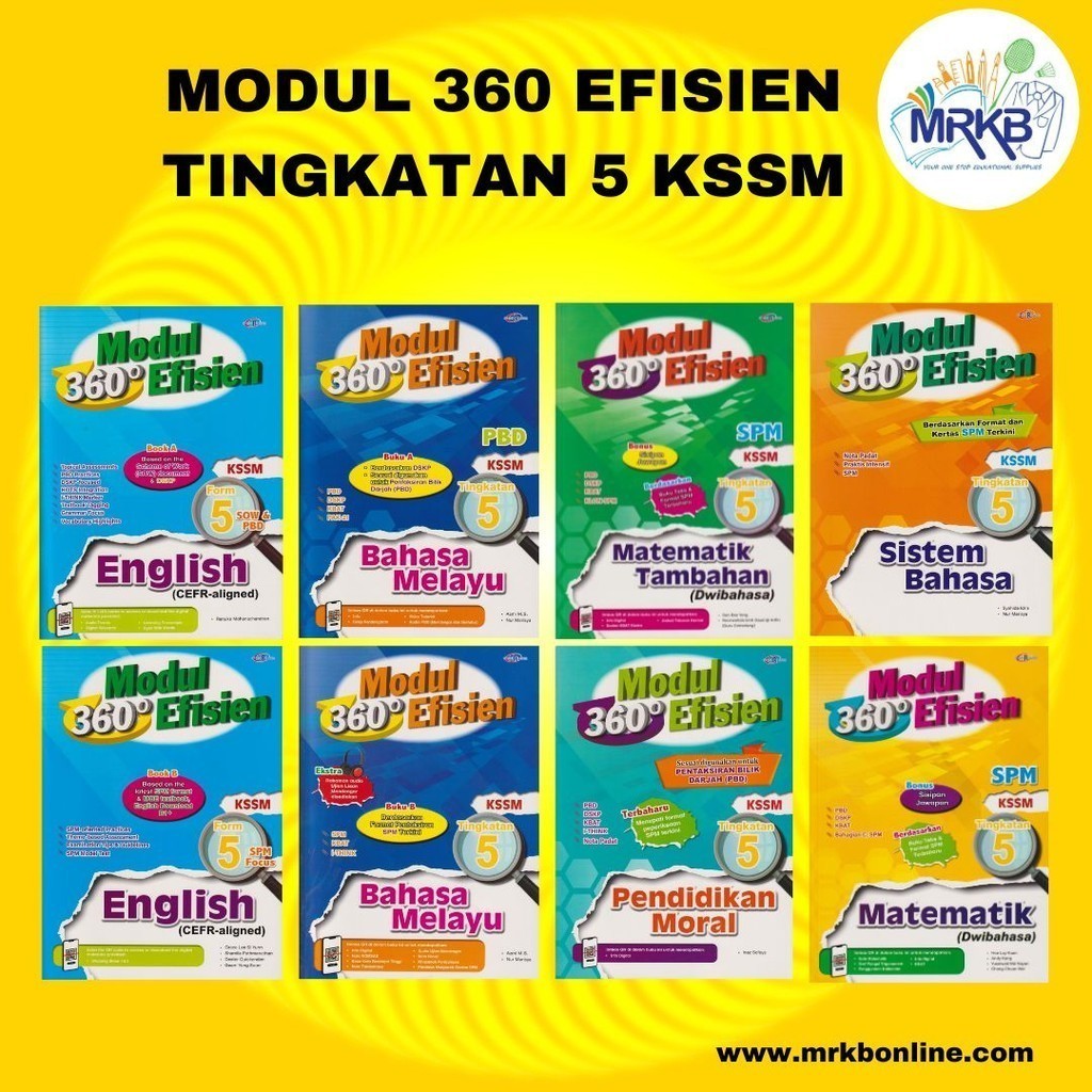 MODUL 360 EFISIEN TINGKATAN 5 KSSM | Shopee Malaysia