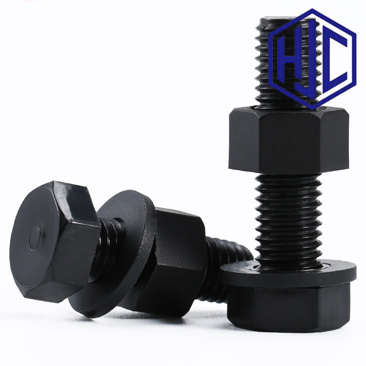 [HJC] Black Nylon External Hexagon Screw Combination Set Plastic Screw ...
