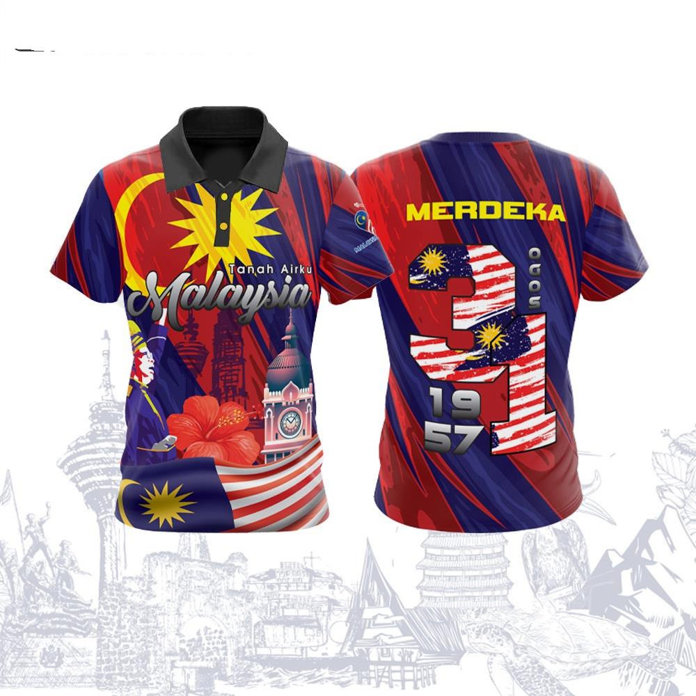EvoNova MERDEKA 66 SHIRTS T shirt fashion Merdeka Jersey Sublimation ...
