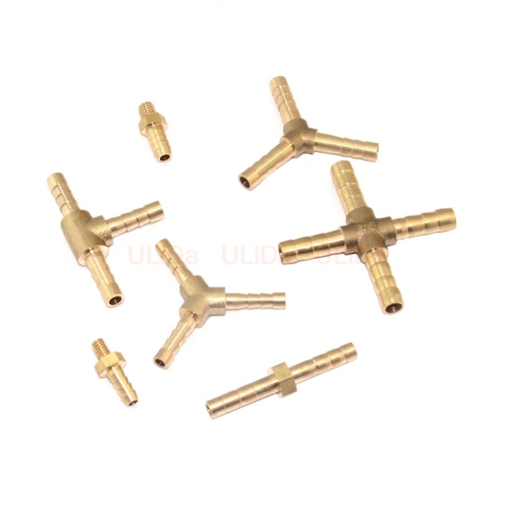 RC Boat 2 3-Way Water Cooling Brass Nozzles 4 5mm 6 Fuel Tube Nozzle M4 ...