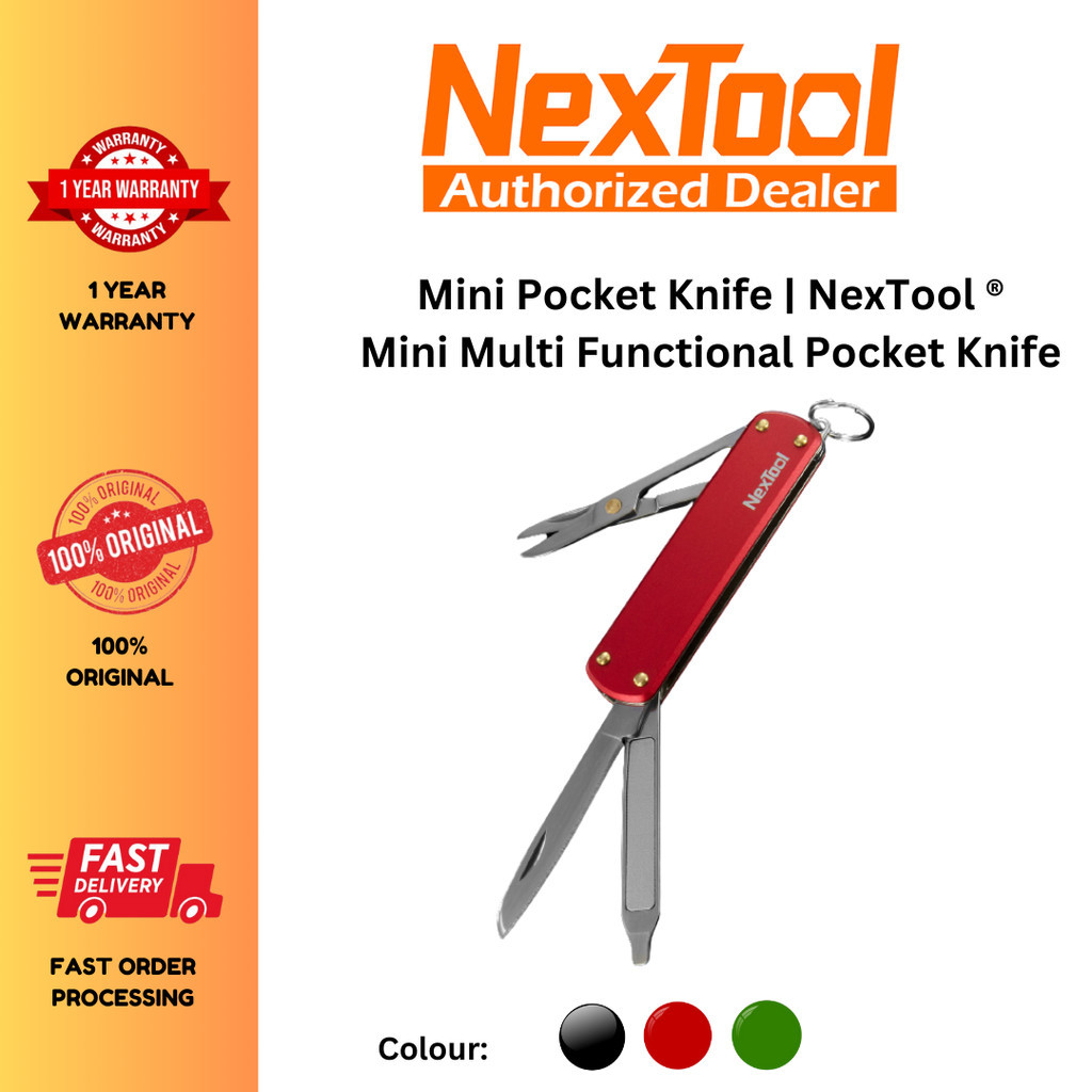 NexTool Mini Multi Functional Pocket Knife | Shopee Malaysia