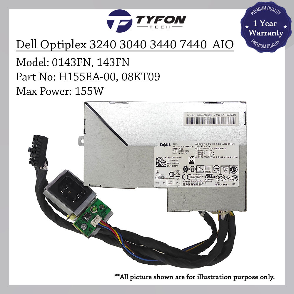 Dell Optiplex 3250 3240 3040 3440 7440 7450 7040 AIO (18 Pin) Power ...