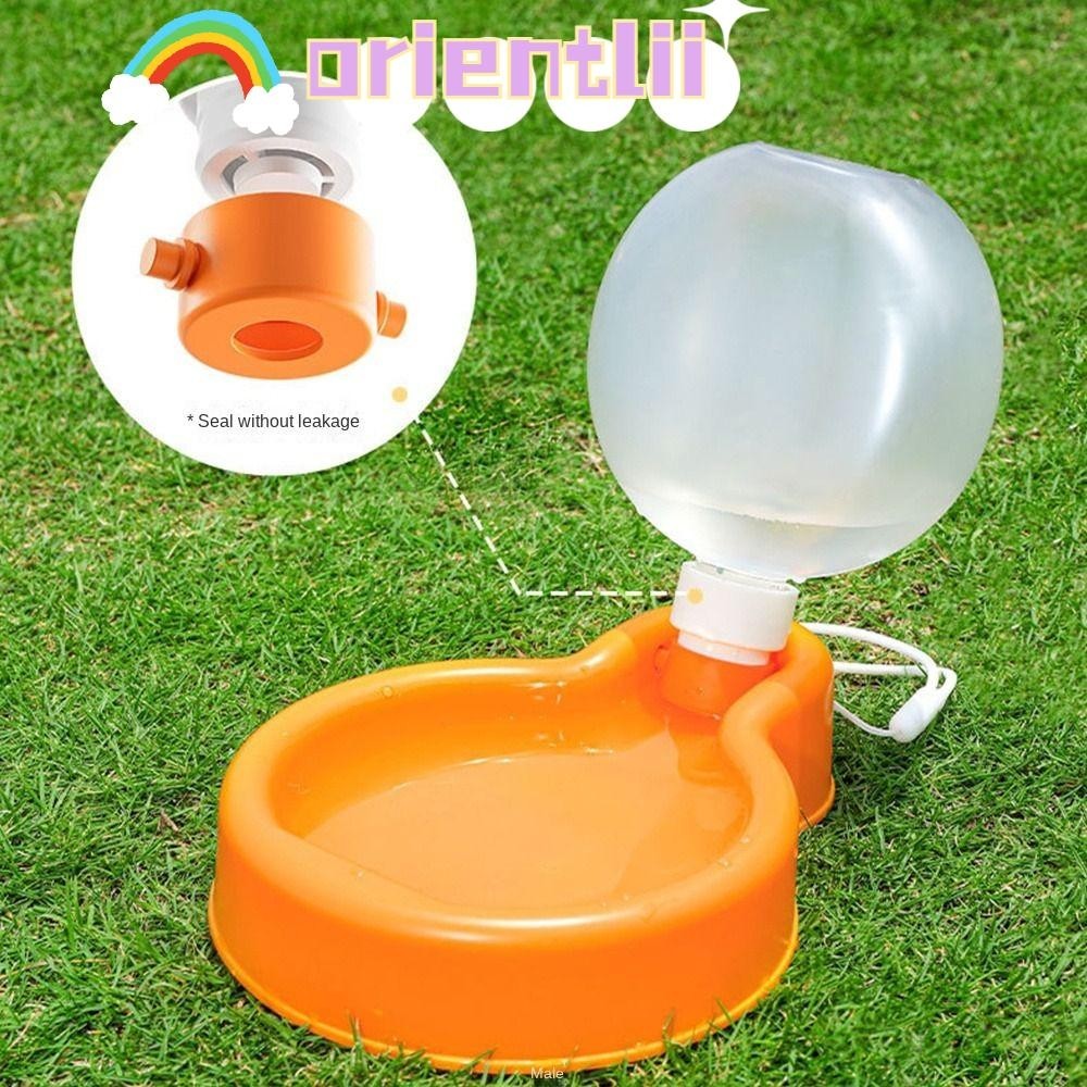 ORIENTLIIY Pet Water Cup, Portable Large Capacity Cat Dog Water Bottle, Durable Sealed Foldable ...