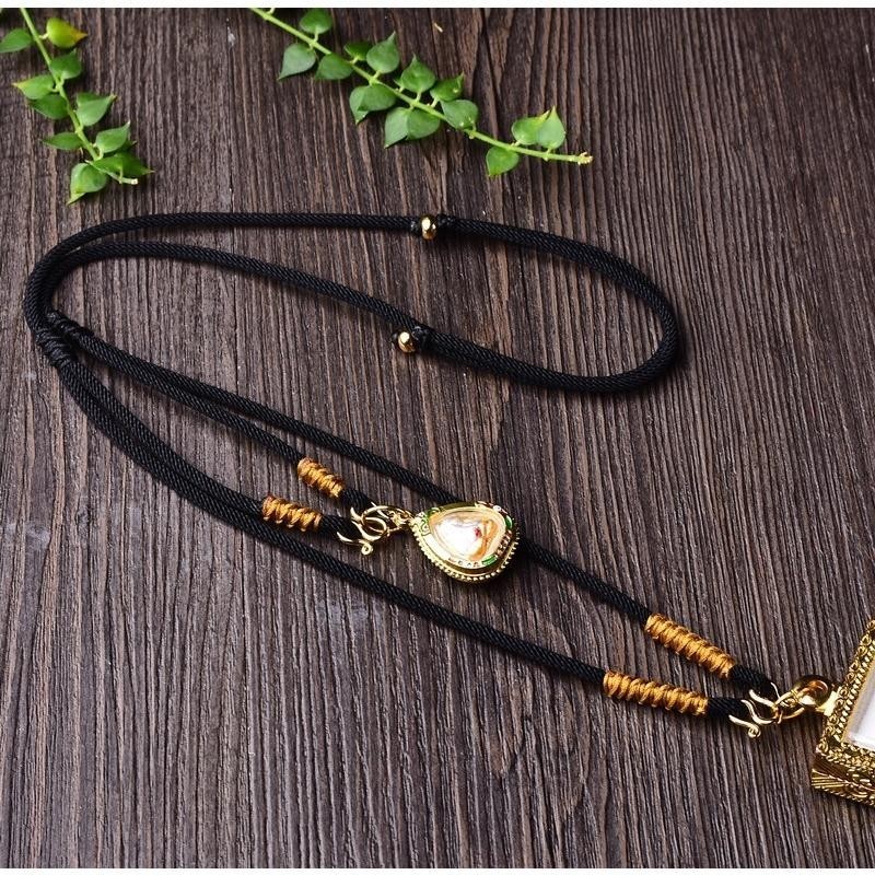 New Product Thailand Amulet Chain Double Pendant Rope Fine Braided Men ...