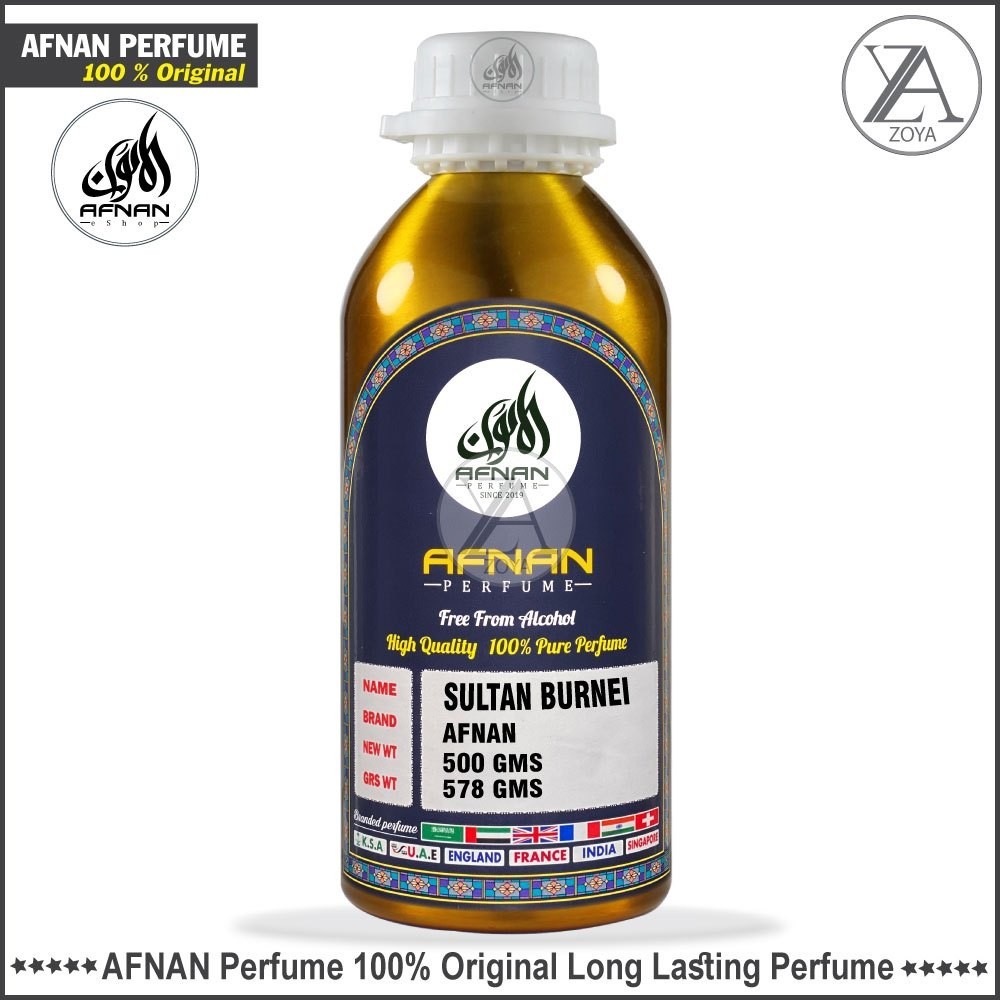 Sultan Burnei Original Afnan Perfume Attar Unisex Pati Miyak Wangi By Afnan 50ml 100ml 250ml ...